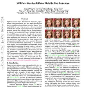 【第78期】OSDFace：单步人脸重建 - Seventy3 | 小宇宙 - 听播客，上小宇宙